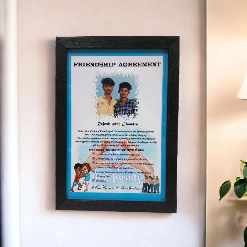 Friendship Agreement – Modern Gifts